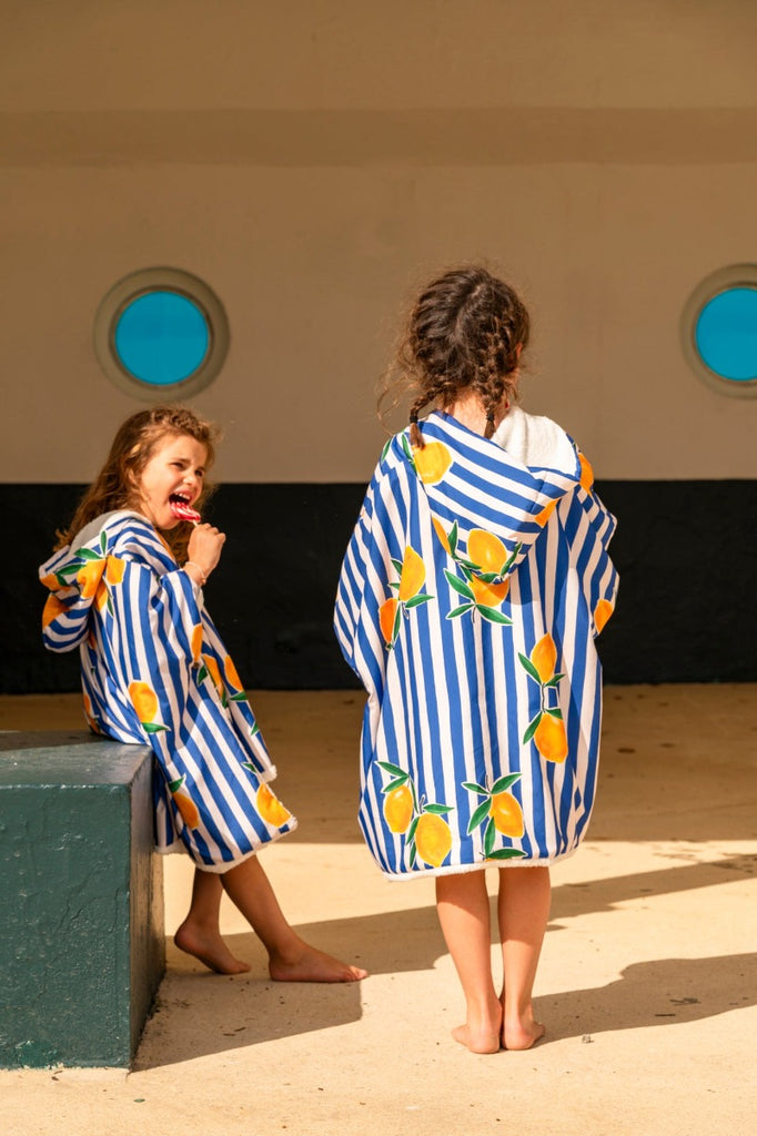 Poncho enfant Amalfi - THE NICE FLEET x ATELIER MANIETTE – The Nice Fleet