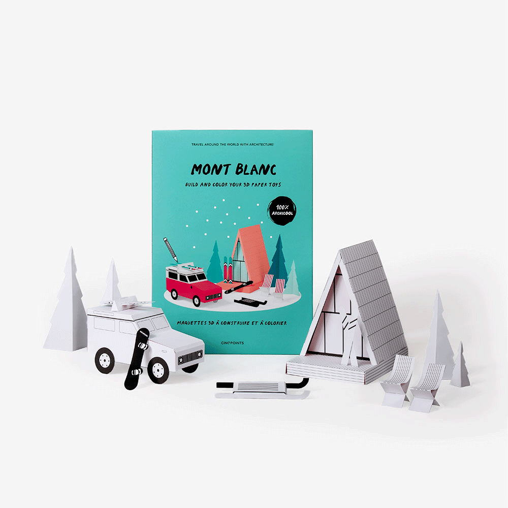 Maquette Mont Blanc - Cinqpoints - THE NICE FLEET – The Nice Fleet